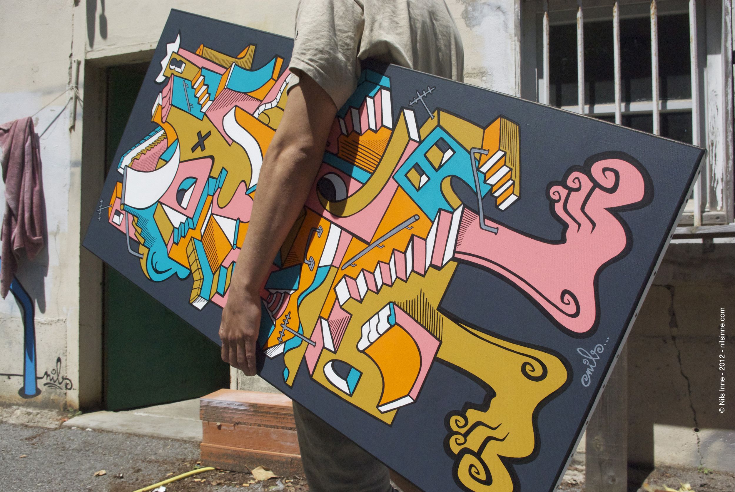The Art of Nils Inne, skate artist from France - The Daily Board
