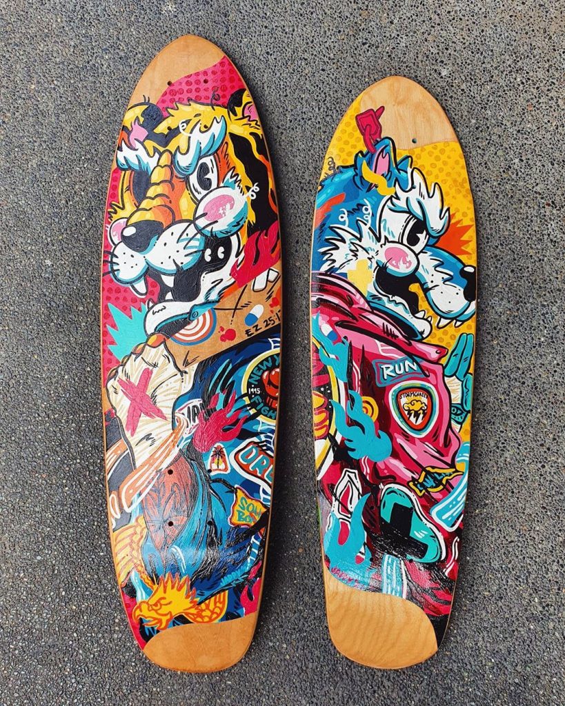 Custom skateboards by Jappy Agoncillo - The Daily Board