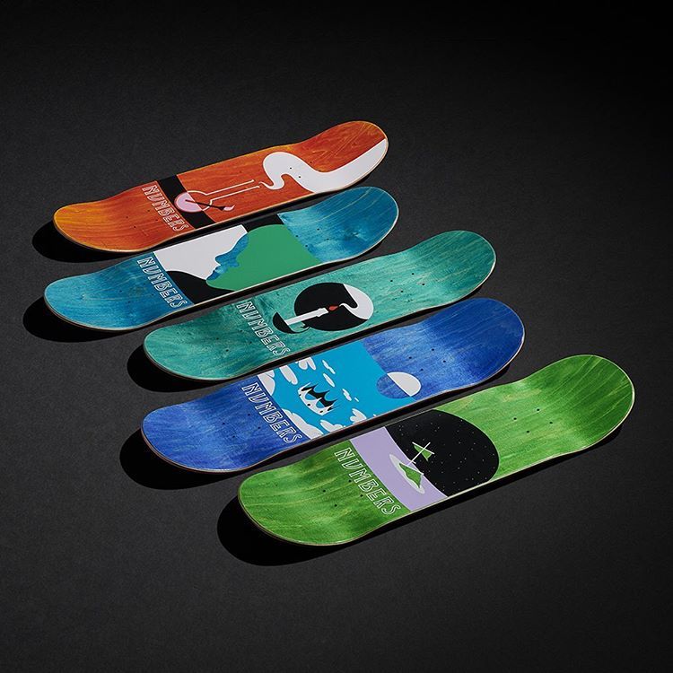 Edition 6 series by Greg Ito x Numbers skateboards - The Daily Board