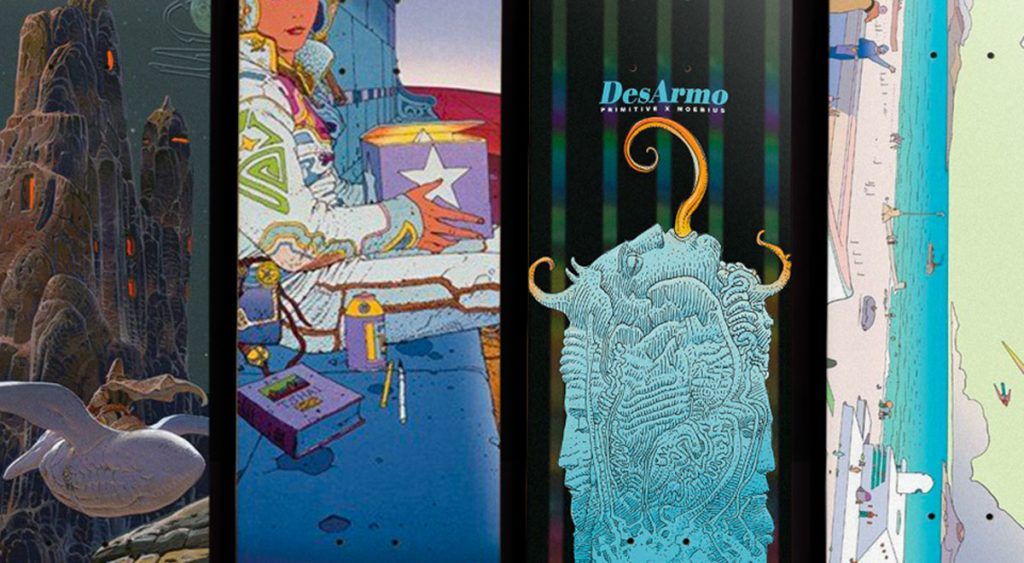 Moebius x Primitive Skateboards - The Daily Board