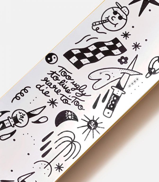 Hello Hello Theo x Doble Skateboards - The Daily Board